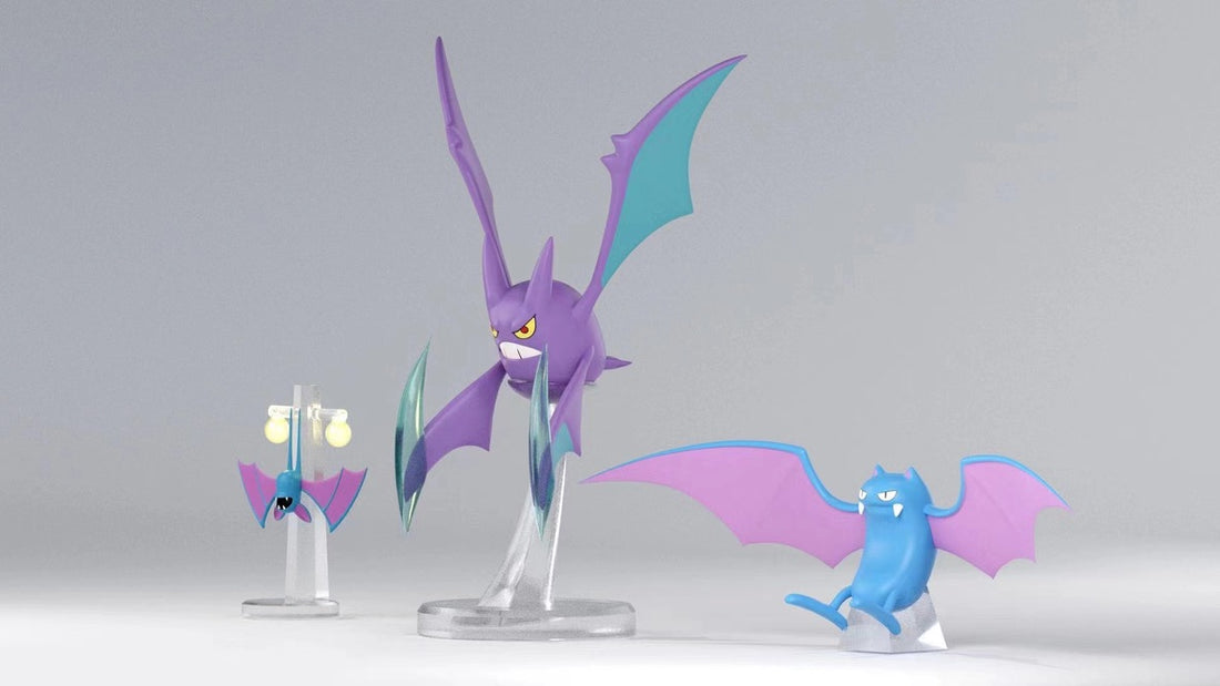 [PREORDER CLOSED] 1/20 Scale World Figure [55] - Zubat & Golbat & Crob ...